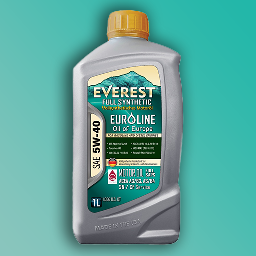 EVEREST® Full Synthetic EuroLine® Motor Oil – Lube Squad of Maryland, LLC